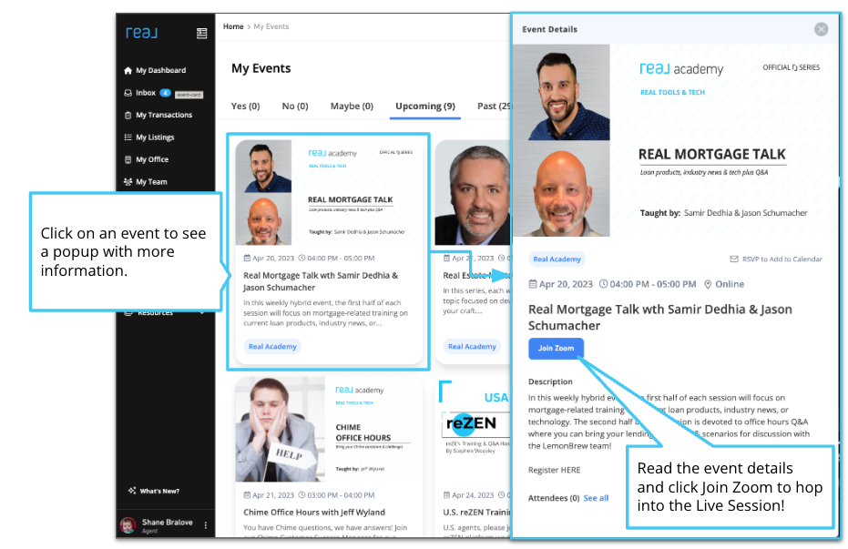 How do I join a Real Academy Course? – Real