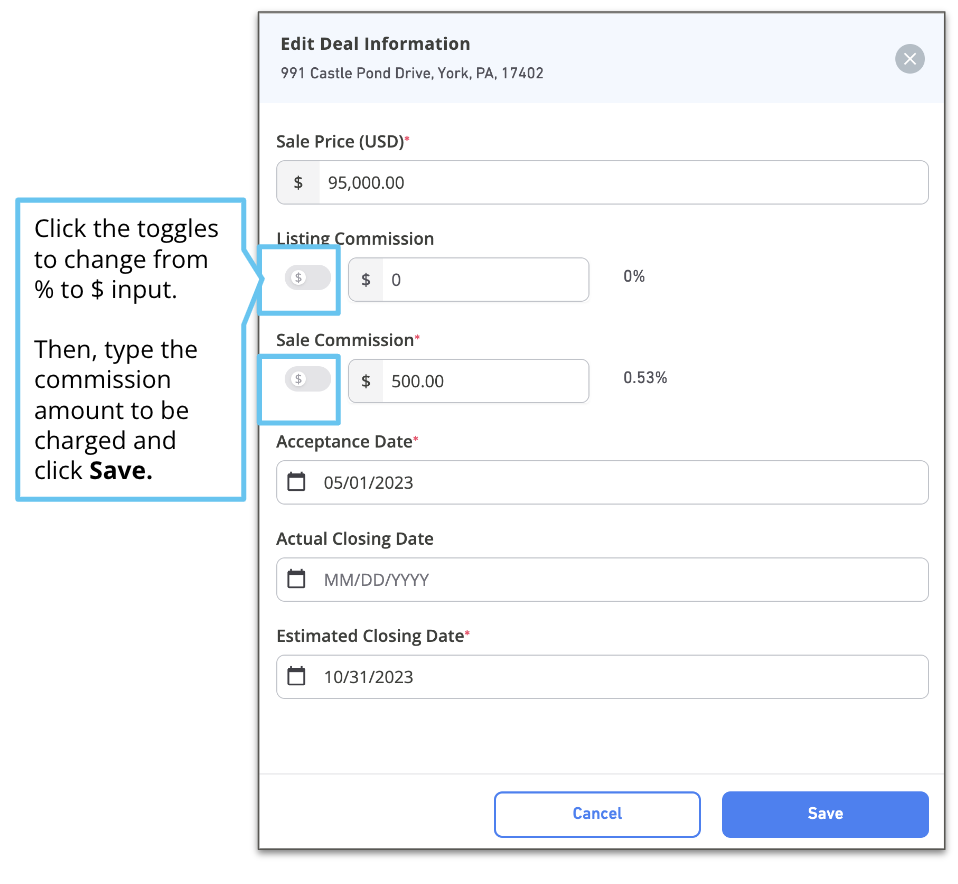 Minimum Transaction Fee – Real