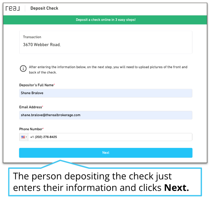How to deposit Earnest Money / Escrow / Trust Deposits – Real