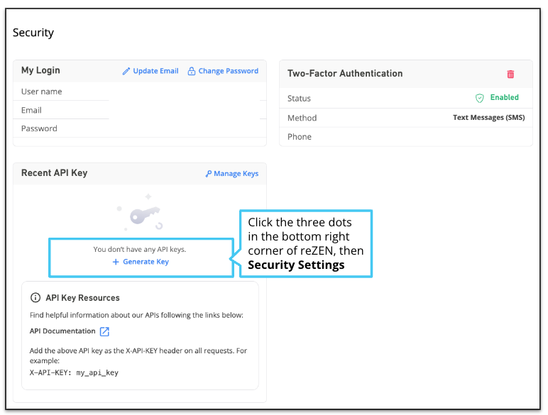 How to access reZEN API – Real