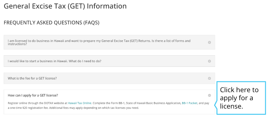 Hawaii - What is the Hawaii General Excise Tax (GET) License? – Real