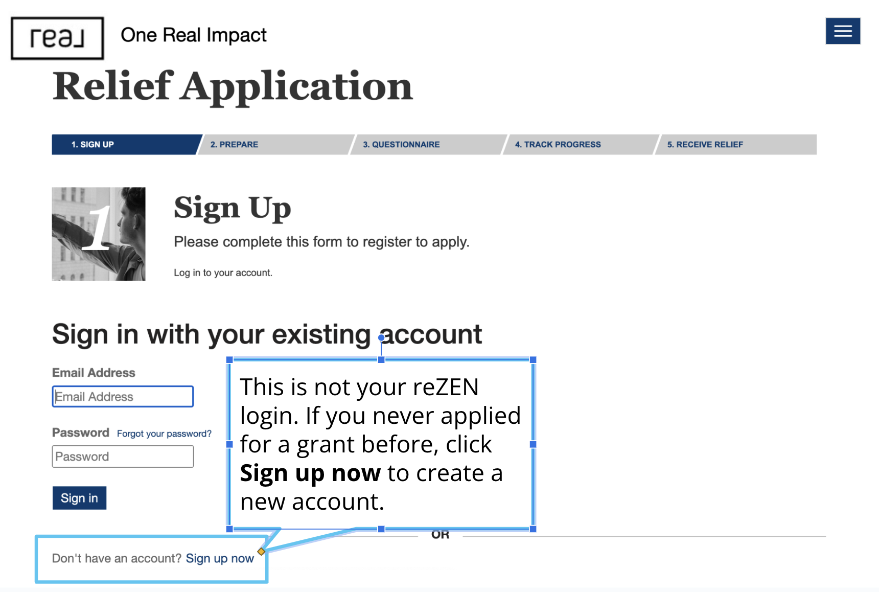 How do I apply for a One Real Impact grant? – Real