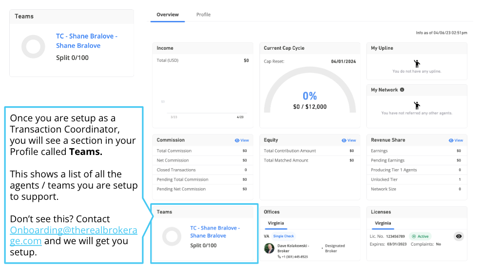 How to add a transaction coordinator / admin / assistant to a ...