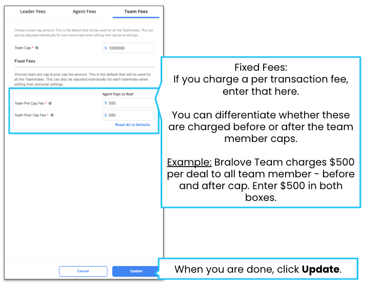 ProTeams: Can I collect a fixed fee from my team? – Real