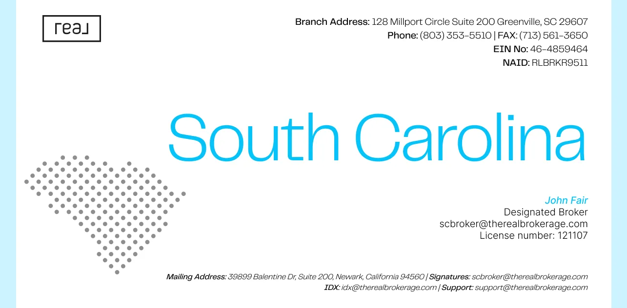 How do I transfer my South Carolina license to Real? – Real