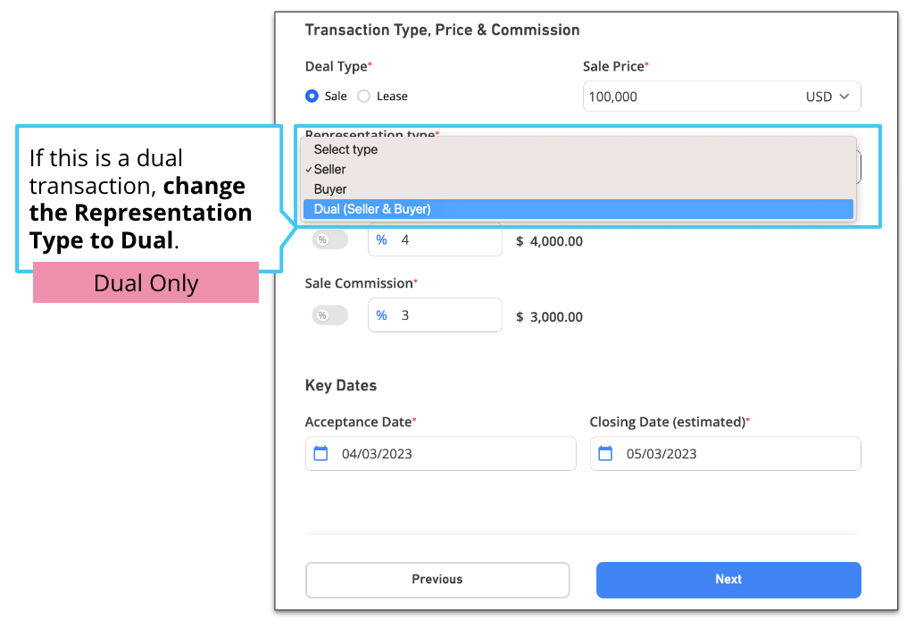 How do I change a file to a Dual Transaction in reZEN? – Real