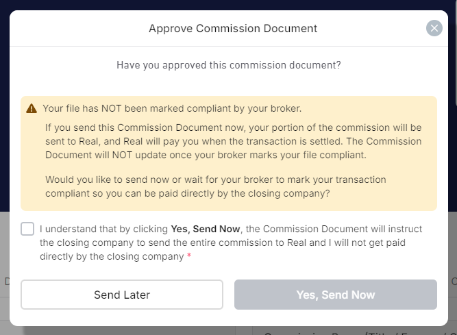 Why is my commission document showing the entire commission going to ...